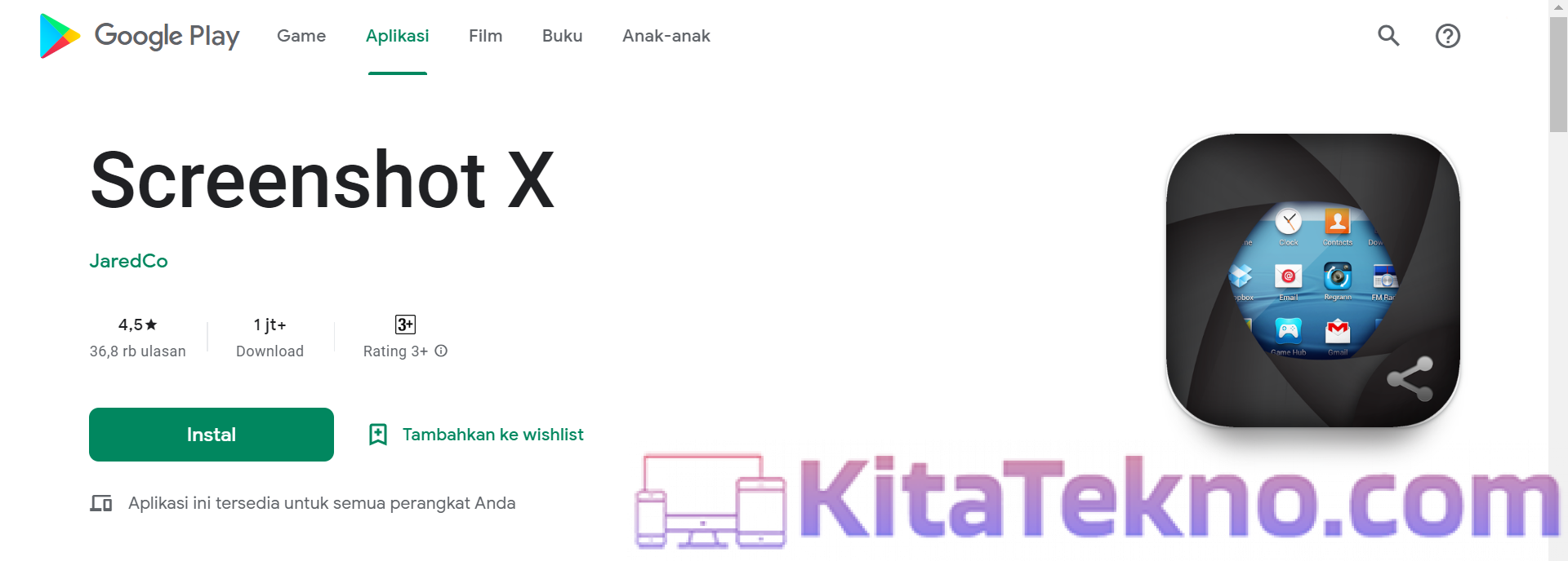 10 Aplikasi Screenshot HP Android Terbaik – Kita Tekno